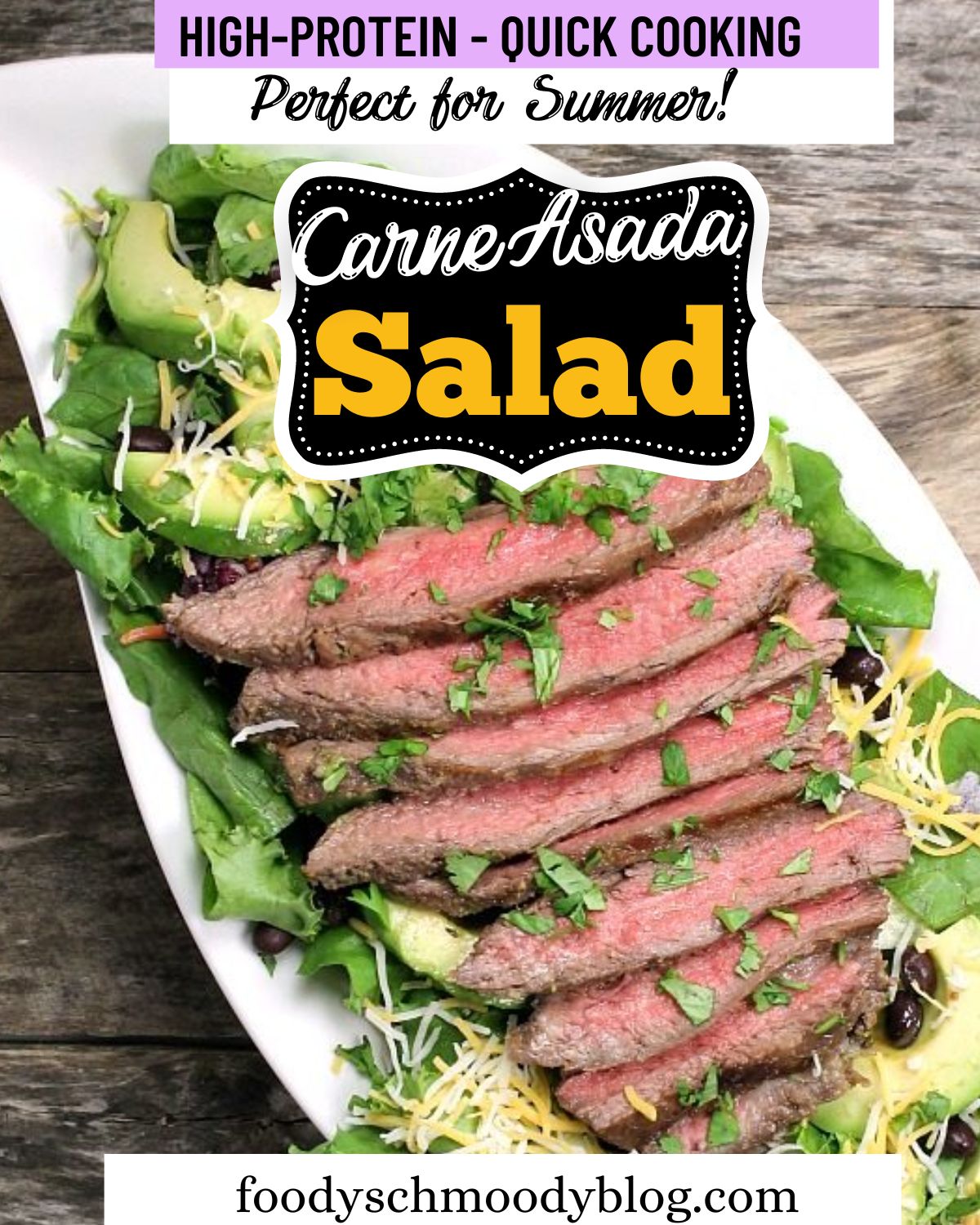 Carne Asada Salad - Foody Schmoody Blog