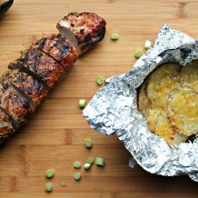 Quick and Easy Pork Tenderloin with Foil Packet Potatoes - Foody ...