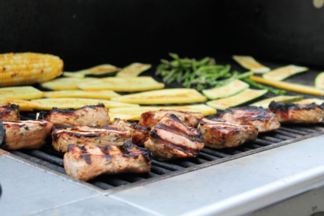 Grilled Pork & Vegetable Plate - Foody Schmoody Blog