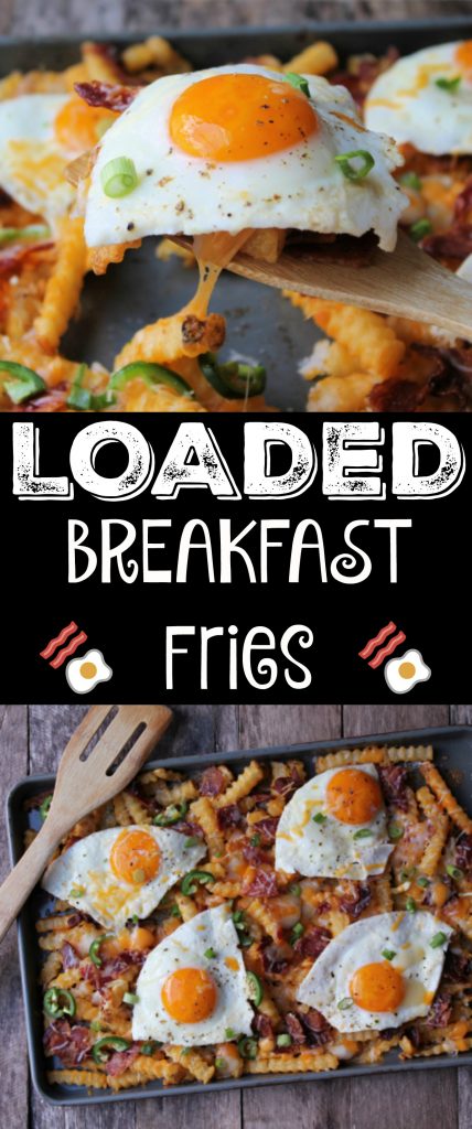 Loaded Breakfast Fries - Foody Schmoody Blog