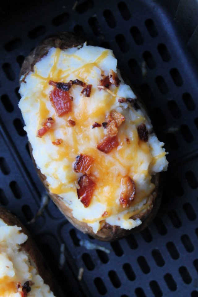 Air Fryer Twice Baked Potatoes - Foody Schmoody Blog