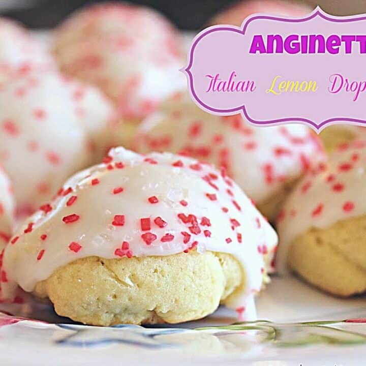 Italian Lemon Drop Cookies (Anginetti) - Foody Schmoody Blog