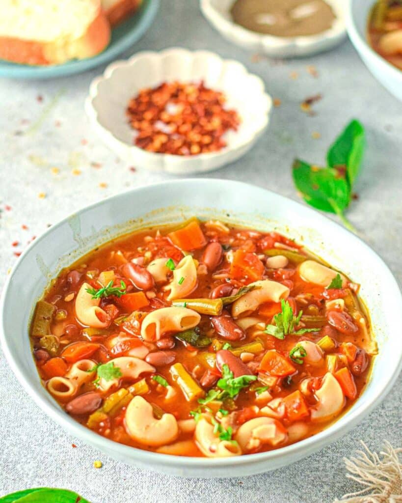Classic Minestrone Soup - Foody Schmoody Blog