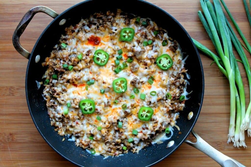 Taco Rice Skillet - One Pot Meal - Foody Schmoody Blog